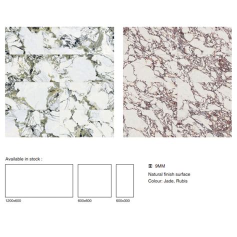 Ruby Alessio Natural Honed Italian Porcelain Tile 600x600x10mm — The Blue Space