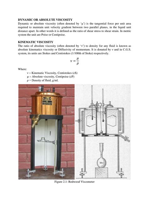 SOLUTION Practical Kinematic And Dynamic Viscosity Studypool