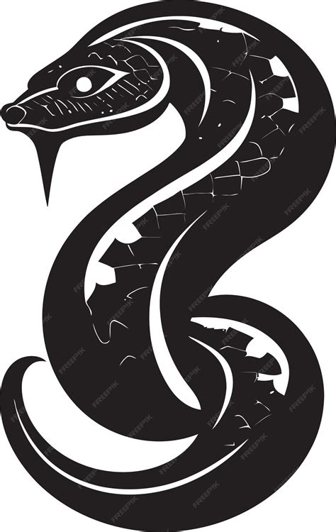 Premium Vector Nocturnal Black Mamba Stylish Vector Art