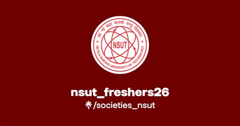 Nsut Freshers26 Instagram Linktree