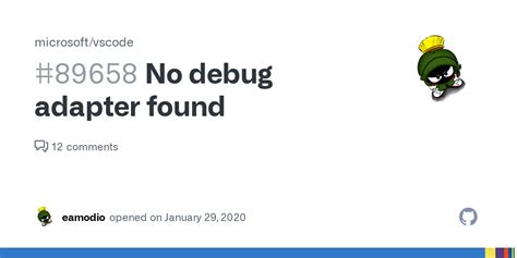 No Debug Adapter Found · Issue 89658 · Microsoftvscode · Github