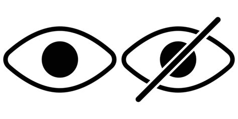 Password Not Visible Icon Png Images Vectors Free Download Pngtree