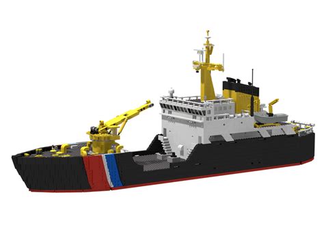 Lego Moc Coast Guard Buoy Tender Wlb 225 Juniper Class By
