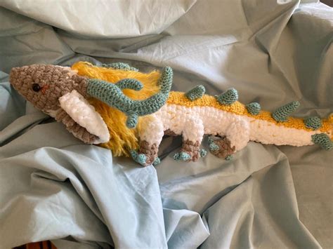 Crochet Light Dragon Pattern Zelda Totk Etsy