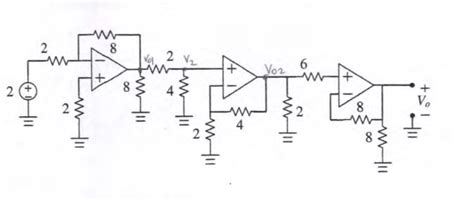 solved amplifier circuit need help find vo