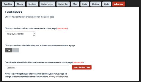Container Label Status Io Knowledge Base