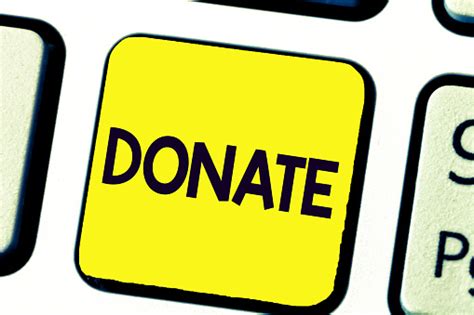 필기 텍스트 쓰기 기부입니다 개념 의미 주고 돈 또는 물건 예 자선 또는 사람에 게 좋은 원인에 대 한 건강 진단에 대한 스톡 사진 및 기타 이미지 Istock