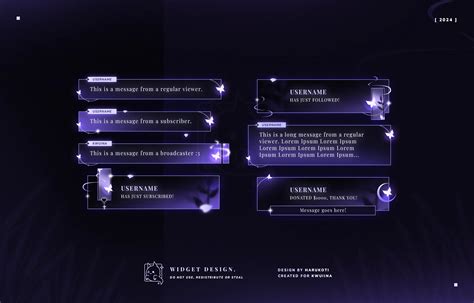 chat widget design by haru 🌻 harukoti vgen