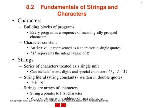 Ppt Chapter 8 Characters And Strings Powerpoint Presentation Free