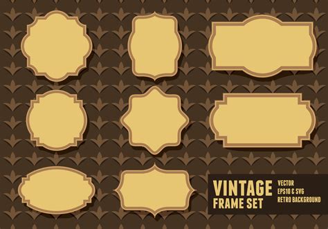 Vintage Shapes Vector Art Icons And Graphics For Free Download