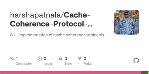 GitHub Harshapatnala Cache Coherence Protocol Simulator C Implementation Of Cache Coherence