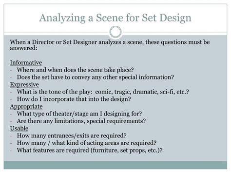 PPT Set Design PowerPoint Presentation Free Download ID