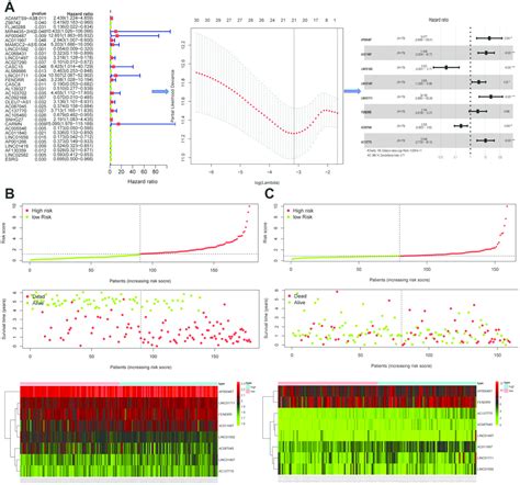 identification of a nomogram based on long non coding rna to improve