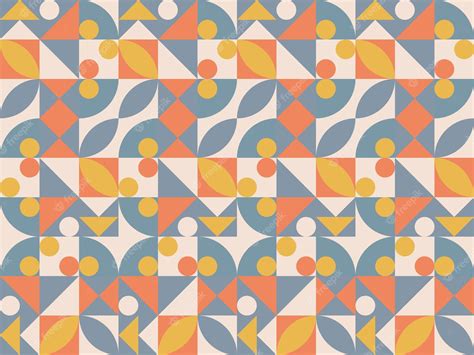 Premium Vector Geometric Retro Vintage Abstract Business Seamless