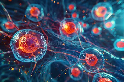 Human Cell Molecule Science Lesson In Laboratory Stock Illustration Illustration Of Molecule