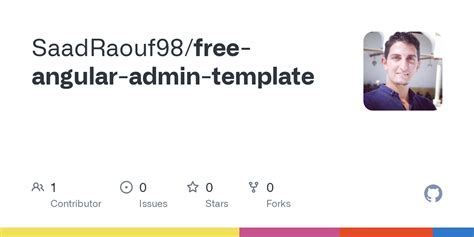 Github Saadraouf98free Angular Admin Template
