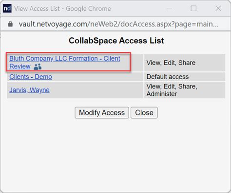 Adding Or Removing Users In Netdocuments Collabspaces Optiable