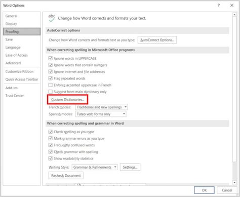 How To Edit Your Custom Dictionary In Microsoft Word