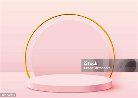추상 장면 배경입니다 배경에 실린더 연단 제품 프리젠 테이션 모의 화장품 연단 무대 받침대 또는 플랫폼을 표시합니다 3차원 형태에 대한 스톡 벡터 아트 및 기타 이미지