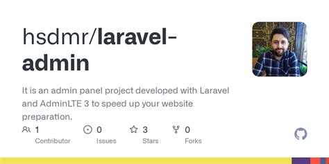 Github Hsdmr Laravel Admin It Is An Admin Panel Project Developed With Laravel And Adminlte