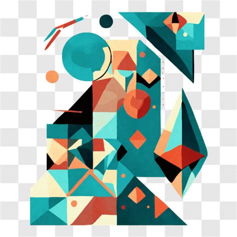 Download Colorful Abstract Geometric Shapes Design Pngs Online Creative Fabrica