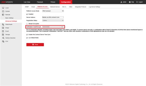 Invalid Encryption Key Error Message On A Hikvision Nvr