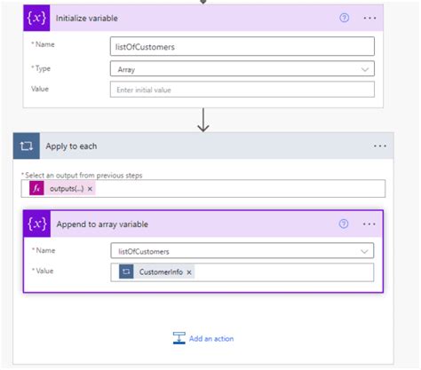 Power Automate Dynamic Variable Name Dynamics Edge