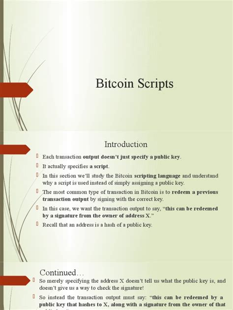 2bitcoin Scripts Pdf Bitcoin Public Key Cryptography