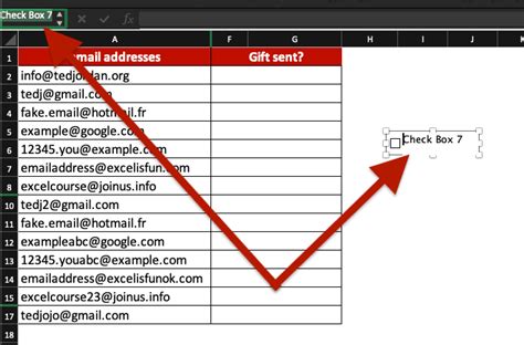 Excel Tickbox How To Create A Checklist