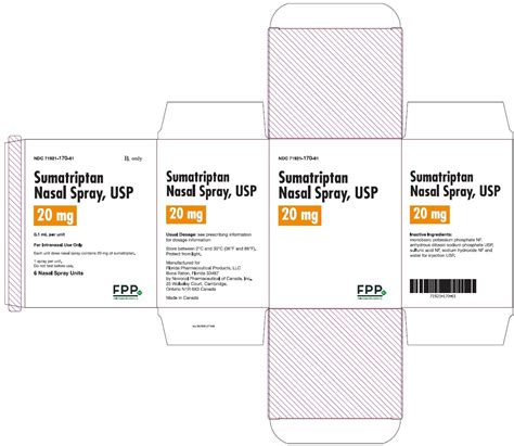 Sumatriptan Nasal Spray Package Insert