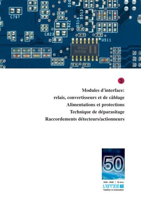 Modules d interface relais convertisseurs et de câblage