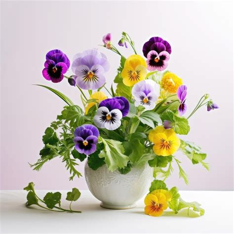 Premium Photo Pansy Flowers