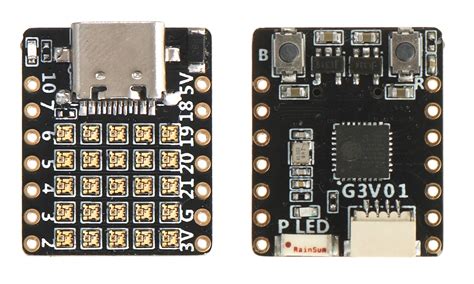 Board With 25 Rgb Leds Is Offered With Esp32 C3 Or Esp32 Pico D4 Cnx