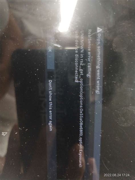 Realsense D435i Operation Error · Issue 10803 · Intelrealsense