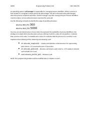 HW 1 Programming Problem 3 20 Docx HW 1 Programming Problem 3 20 CISC 3320 ET6 An Operating