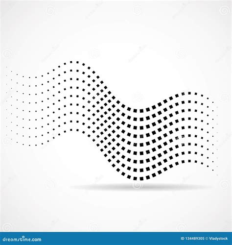 Abstract Halftone Wave Dotted Background Stock Illustration Illustration Of Round Creative