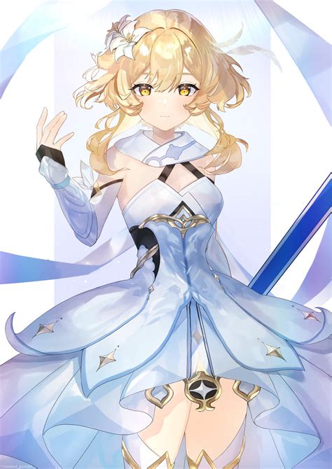 Lumine Genshin Impact Drawn By Mumeiponchi Danbooru