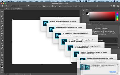 could not complete your request because of a prog adobe product