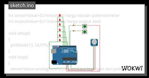Pertemuan 11 Latihan 3 Wokwi Esp32 Stm32 Arduino Simulator