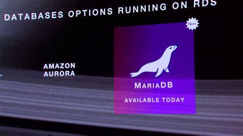 Introducing Amazon Rds For Mariadb Youtube