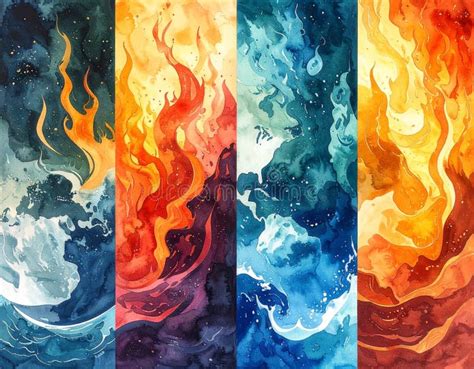 Classical Elements Fire Stock Illustrations 441 Classical Elements Fire Stock Illustrations