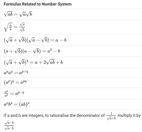 Maths Formulas For Class 6 ⭐️⭐️⭐️⭐️⭐