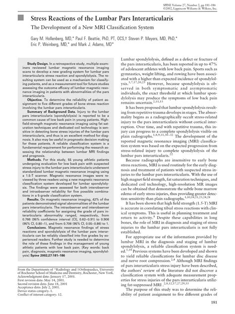 Clasificacion Espondilolistesis En Rmn 2002 Hollenberg Pdf Magnetic Clasificacion Espondilolistesis En Rmn 2002 Hollenberg Pdf Magnetic