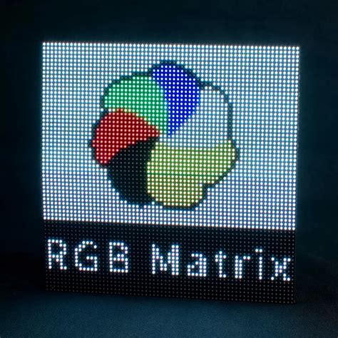 Original Raspberry Pi Pico Dot Matrix Display Stm32 Full Color Rgb Led