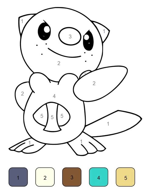 Coloriage Magique Pokemon Moustillon Télécharger Et Imprimer Gratuit