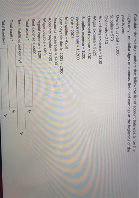 Solved Calculate The Missing Numbers That Follow The List Of Chegg