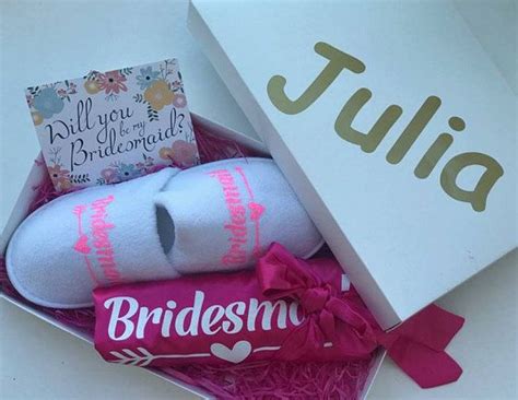 Bridesmaid T Bridesmaid Box Set Ask Bridesmaids Maid Of Honor