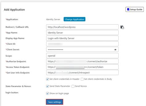 Setup IdentityServer Login In WordPress With IdentityServer SSO