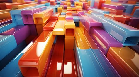 Abstract Geometric Pattern Premium Ai Generated Image