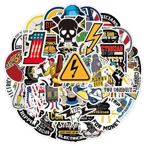 Elektriker Elektro Stickers Abziehbilder Set Kaufen Auf Ricardo